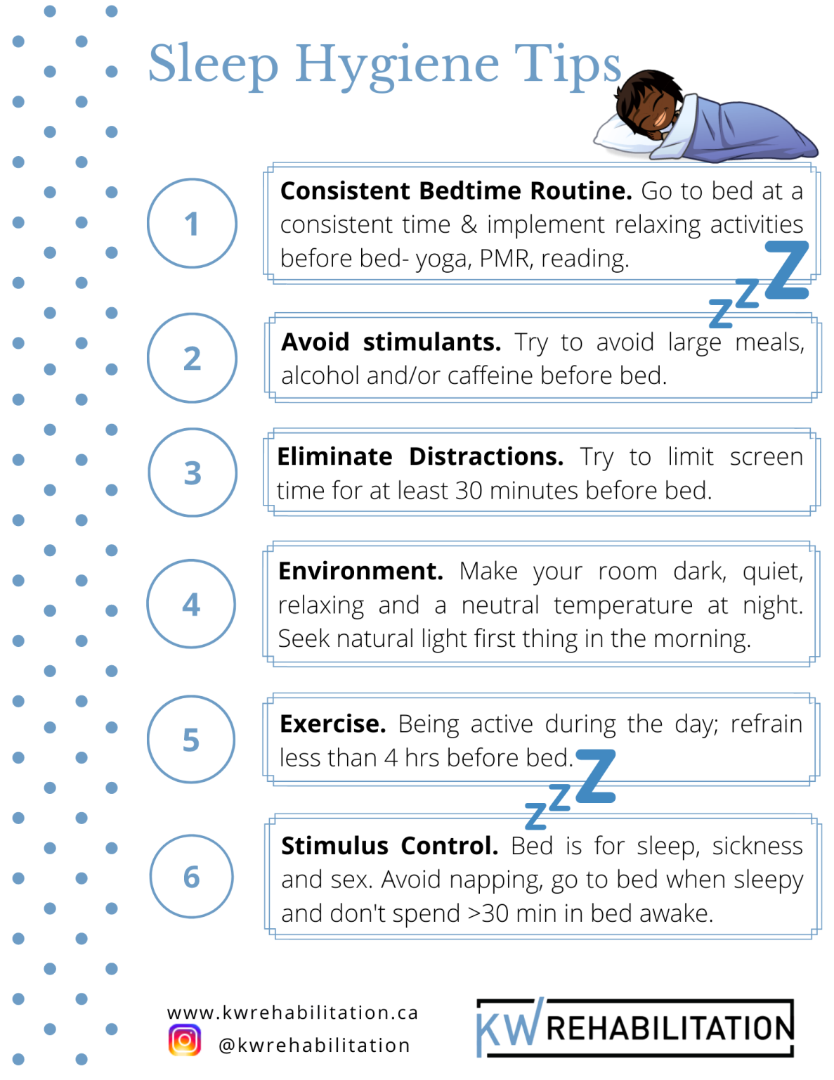 Sleep Hygiene - KW Rehabilitation